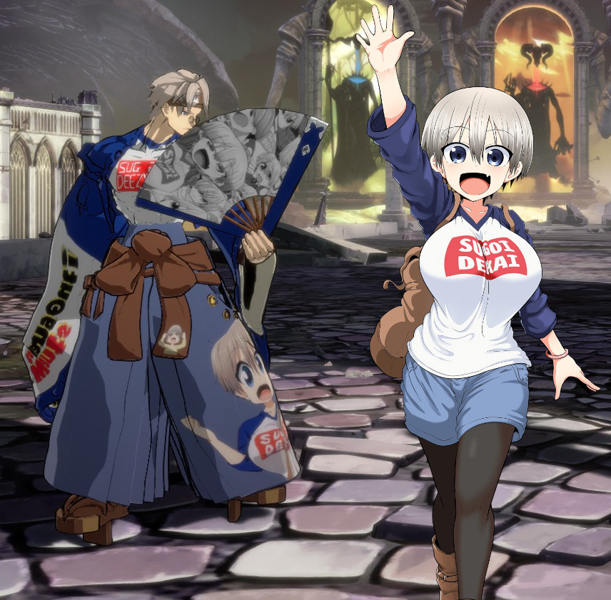 [NSFW] Uzaki-Chan Fan Anji [GUILTY GEAR -STRIVE-] [Mods]