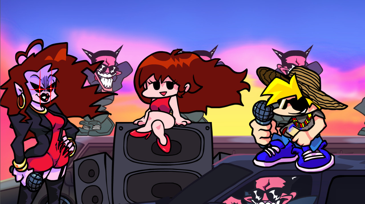 Thunder Note Boyfriend Skin [Friday Night Funkin'] [Mods]