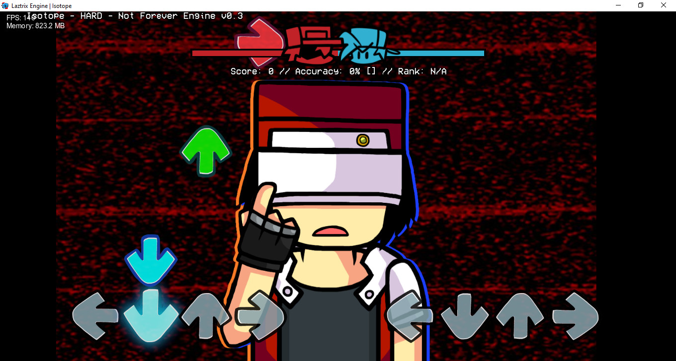 Just another Isotope Fan-chart [Friday Night Funkin'] [Mods]