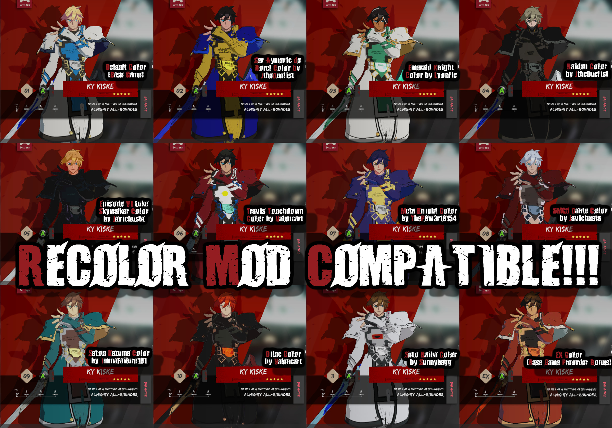 Xrd Outfit Ky Mod for GUILTY GEAR -STRIVE- | GGST Mods