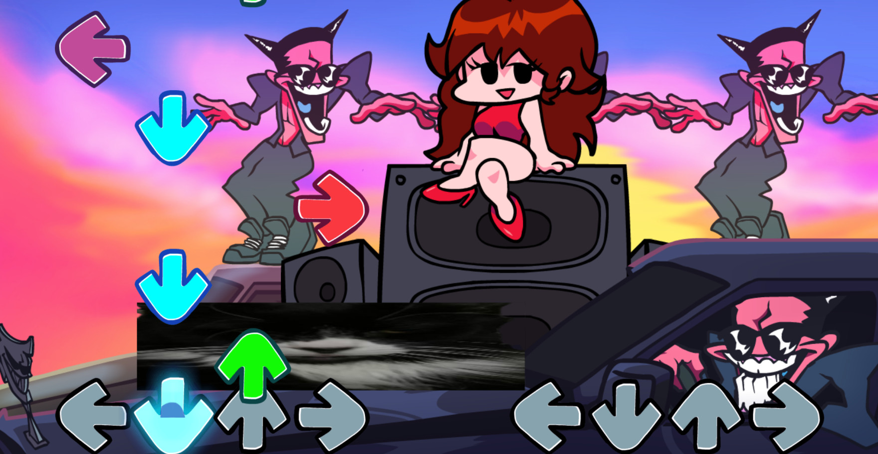 [SENSITIVE CONTENT] Two cats meowing at each other [Friday Night Funkin ...