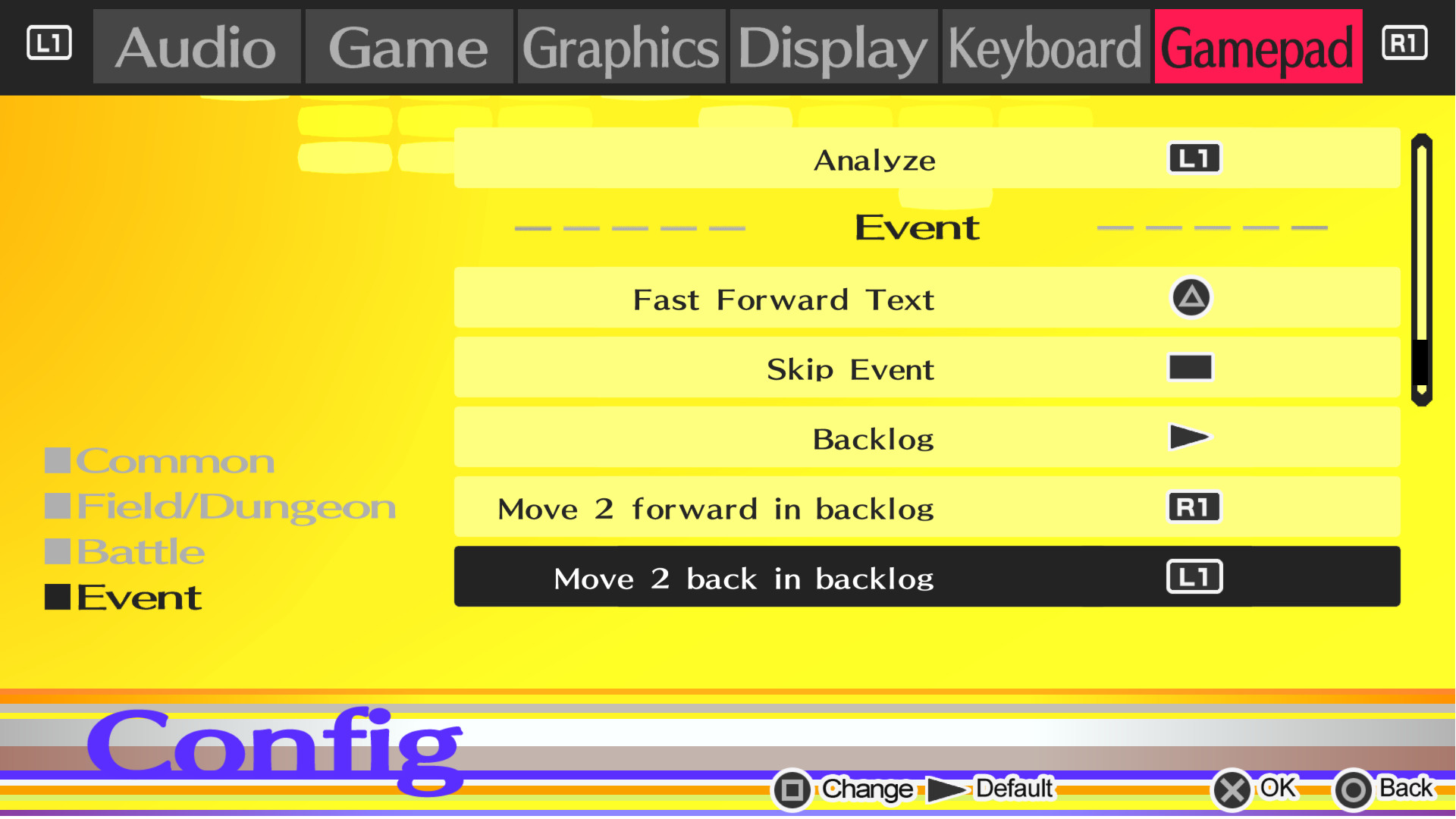 PS3 Controller Prompts [Persona 4 Golden (PC)] [Mods]