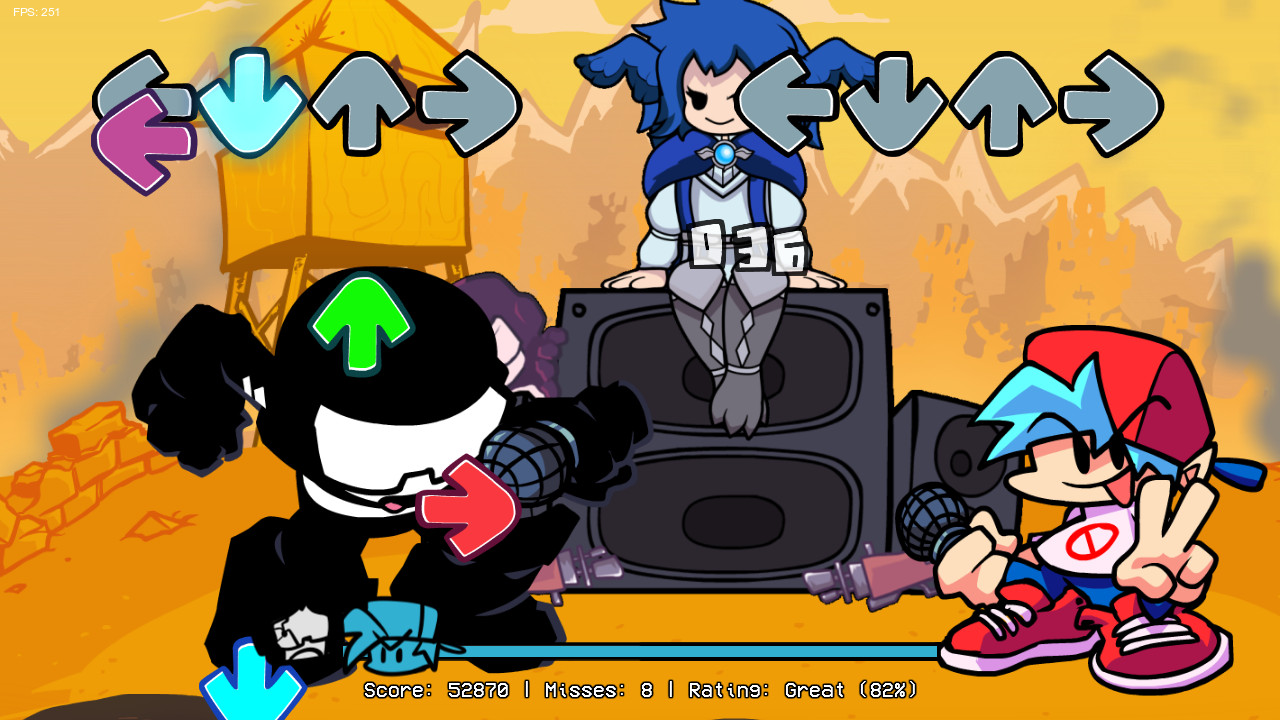 Meteion Over Girlfriend Mod for Friday Night Funkin' | FNF Mods
