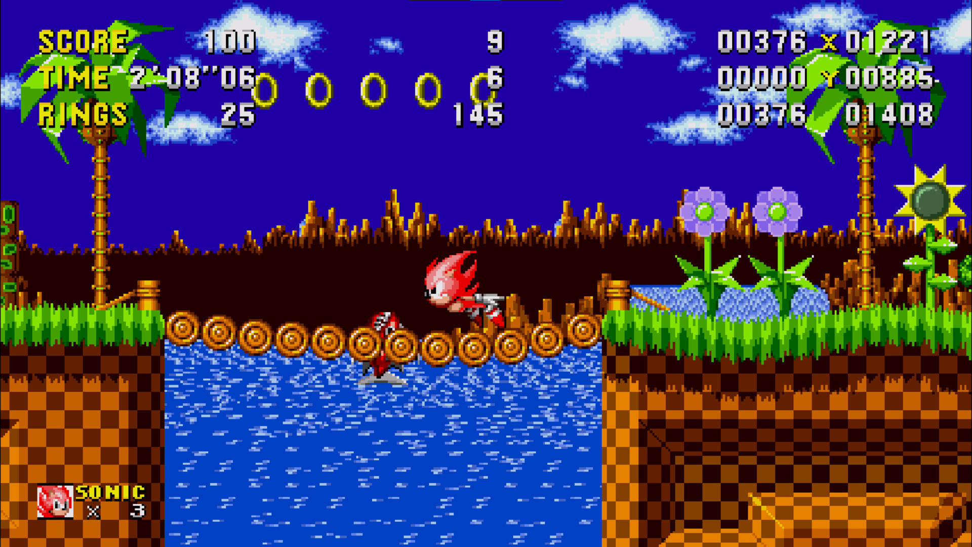 Burning / Fire Sonic Mod for Sonic the Hedgehog Forever | S1F Mods