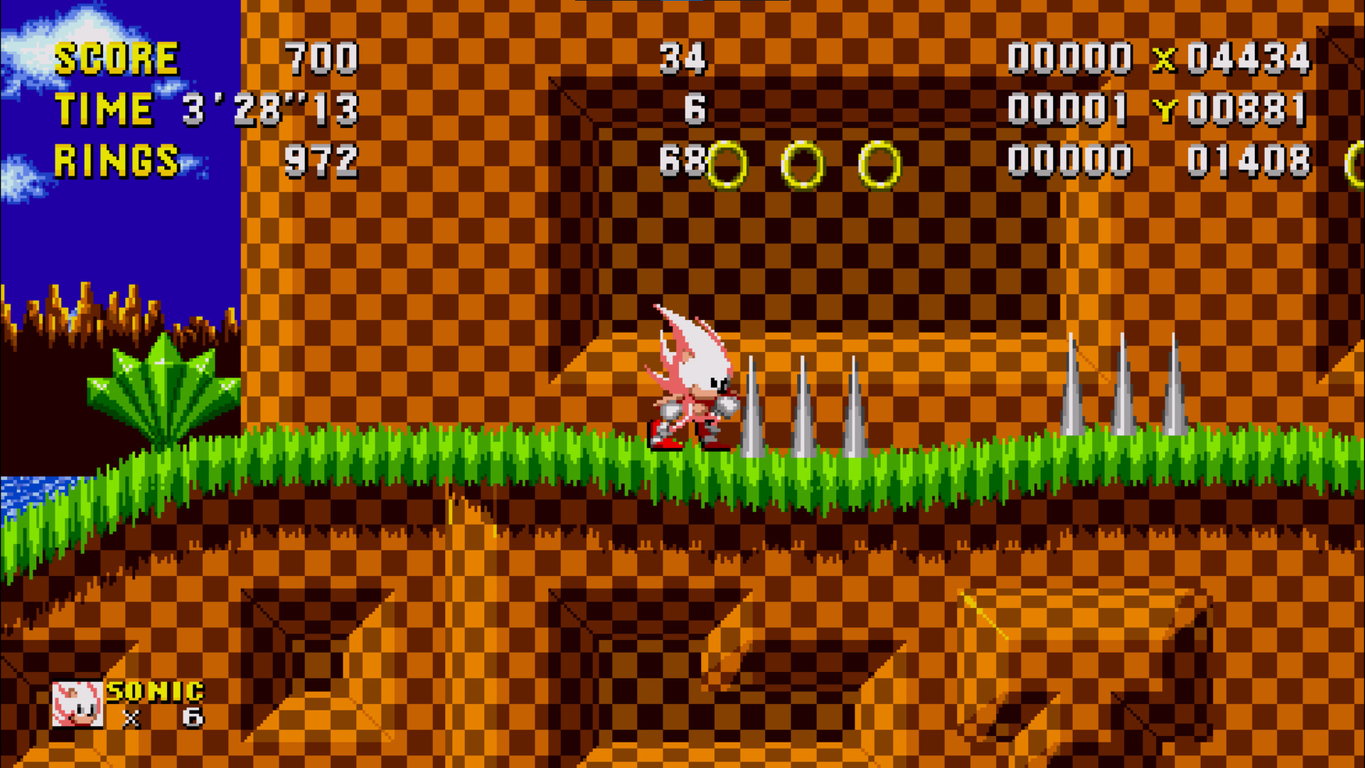 Burning / Fire Sonic Mod for Sonic the Hedgehog Forever | S1F Mods