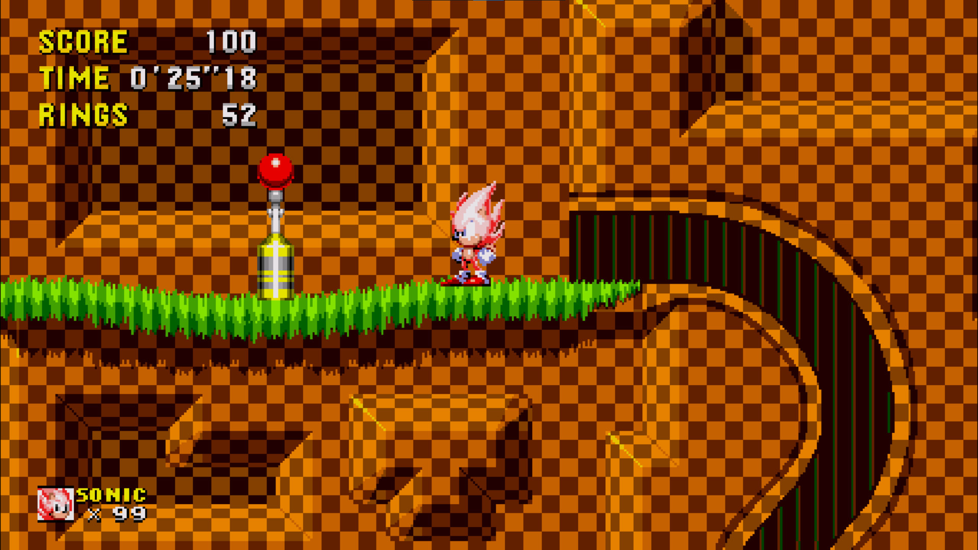 Burning / Fire Sonic Mod for Sonic the Hedgehog Forever | S1F Mods