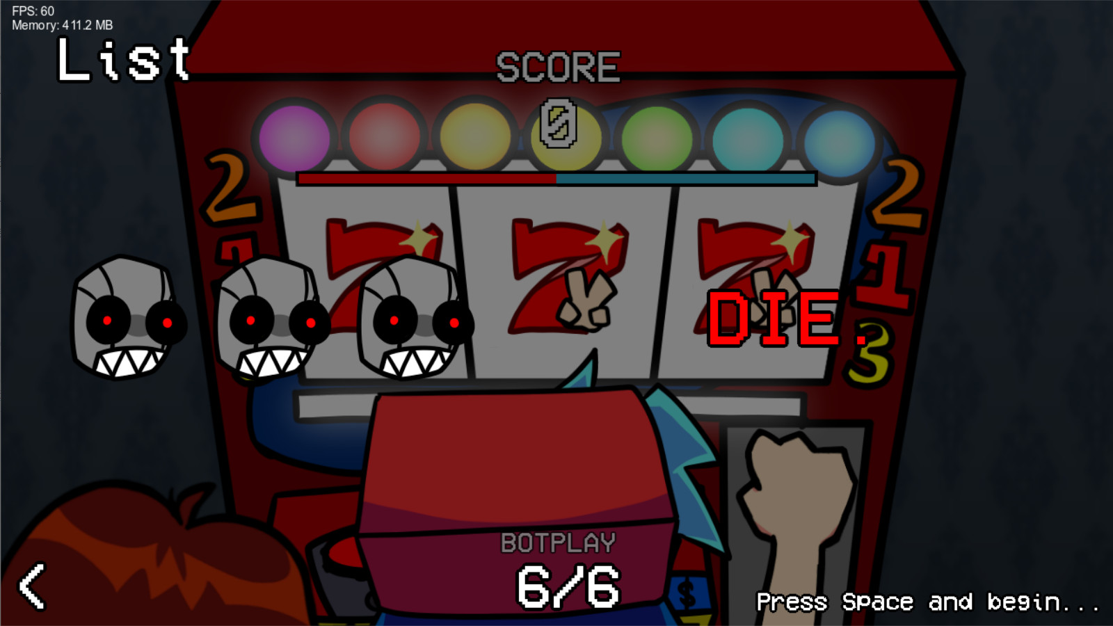 Goldnight in Casino ver1.1 Mod for Friday Night Funkin' | FNF Mods