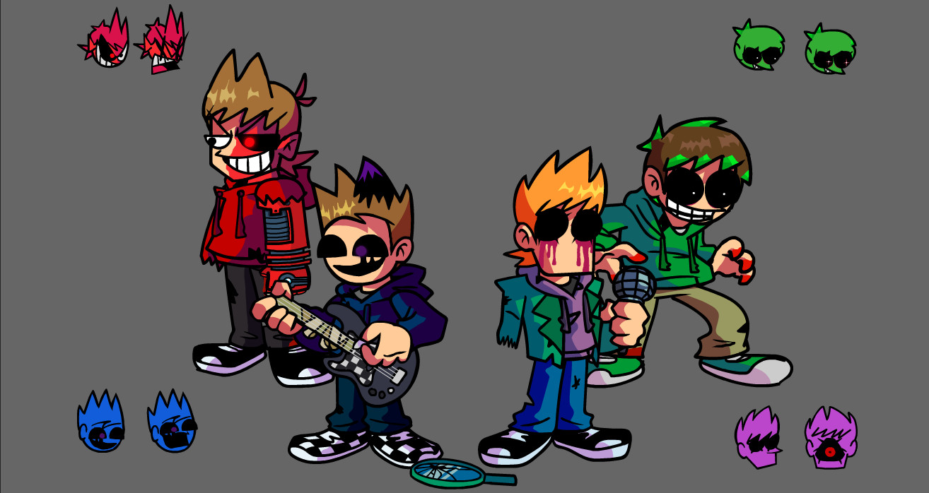 "Triple Trouble" but Eddsworld Mod for Friday Night Funkin' | FNF Mods