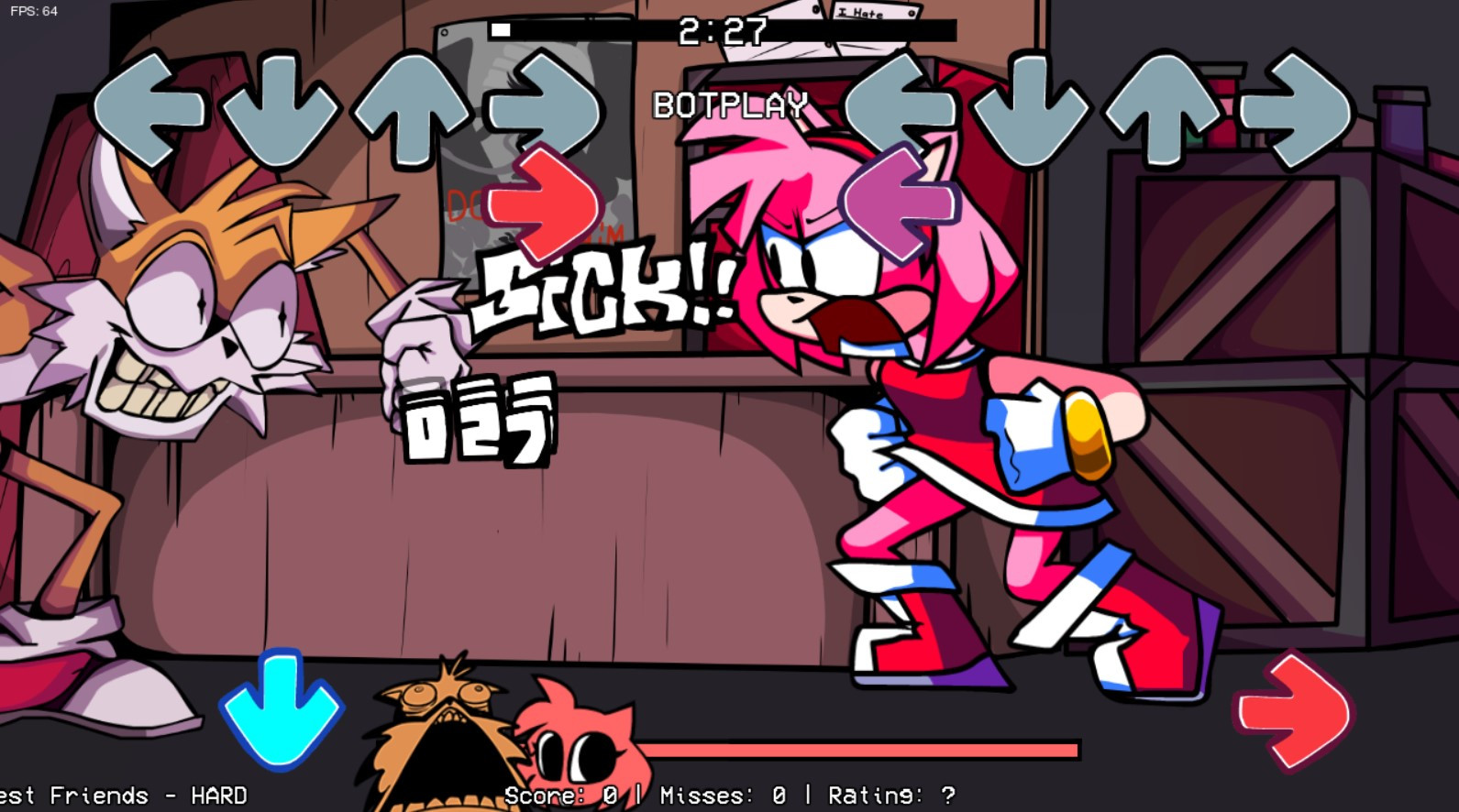 Playable angry Amy Rose Mod for Friday Night Funkin' | FNF Mods