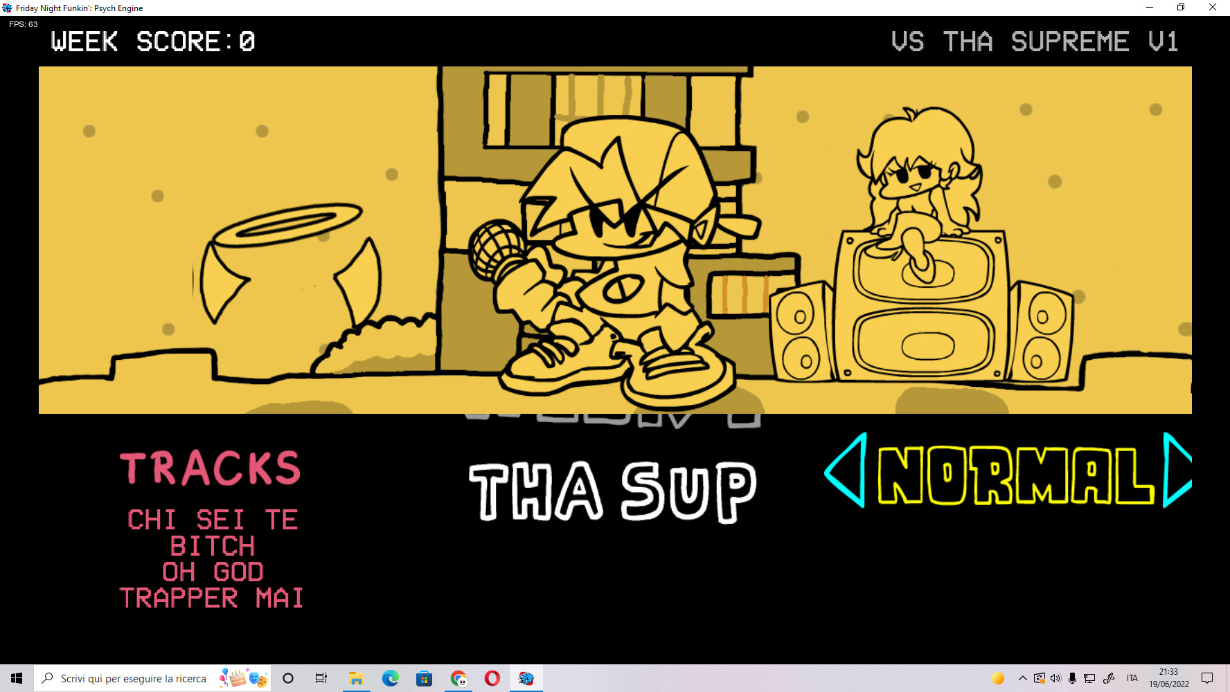 Friday Night Funkin'- Vs Tha Supreme (Part 1) Mod for Friday Night ...