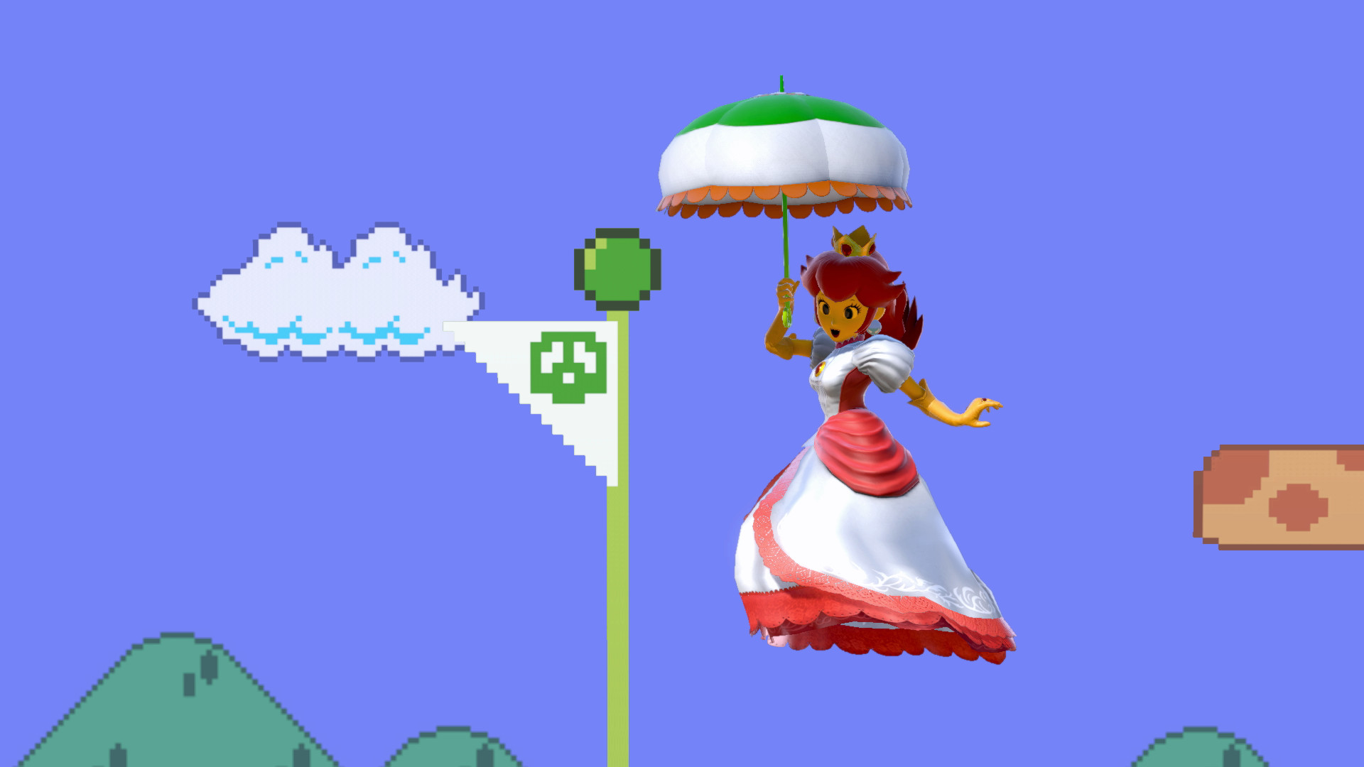 NES SMB1 Peach Mod for Super Smash Bros. Ultimate | SSBU Mods