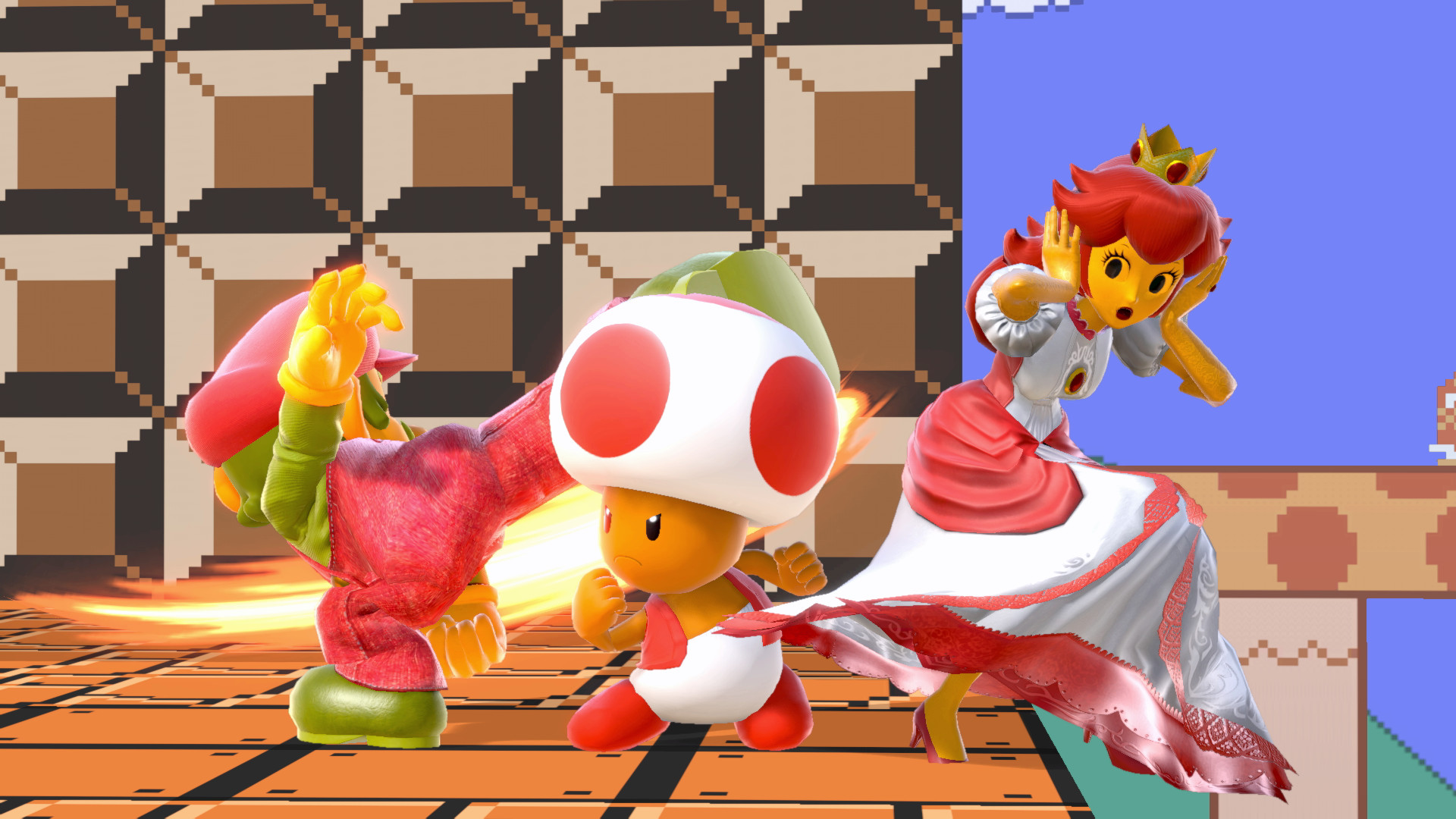 NES SMB1 Peach Mod for Super Smash Bros. Ultimate | SSBU Mods