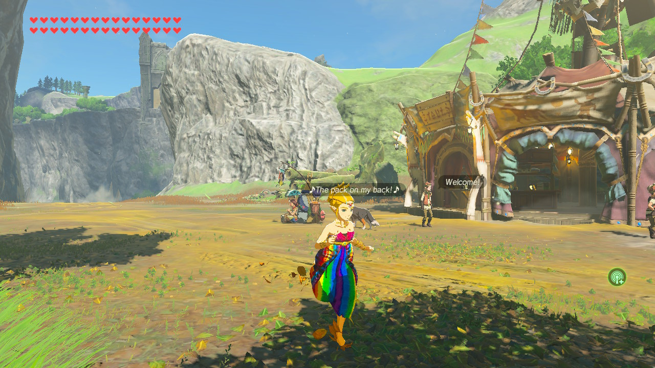 Rainbow Tie Dyed Goddess Dress for Zelda's Ballad Mod for The Legend of ...