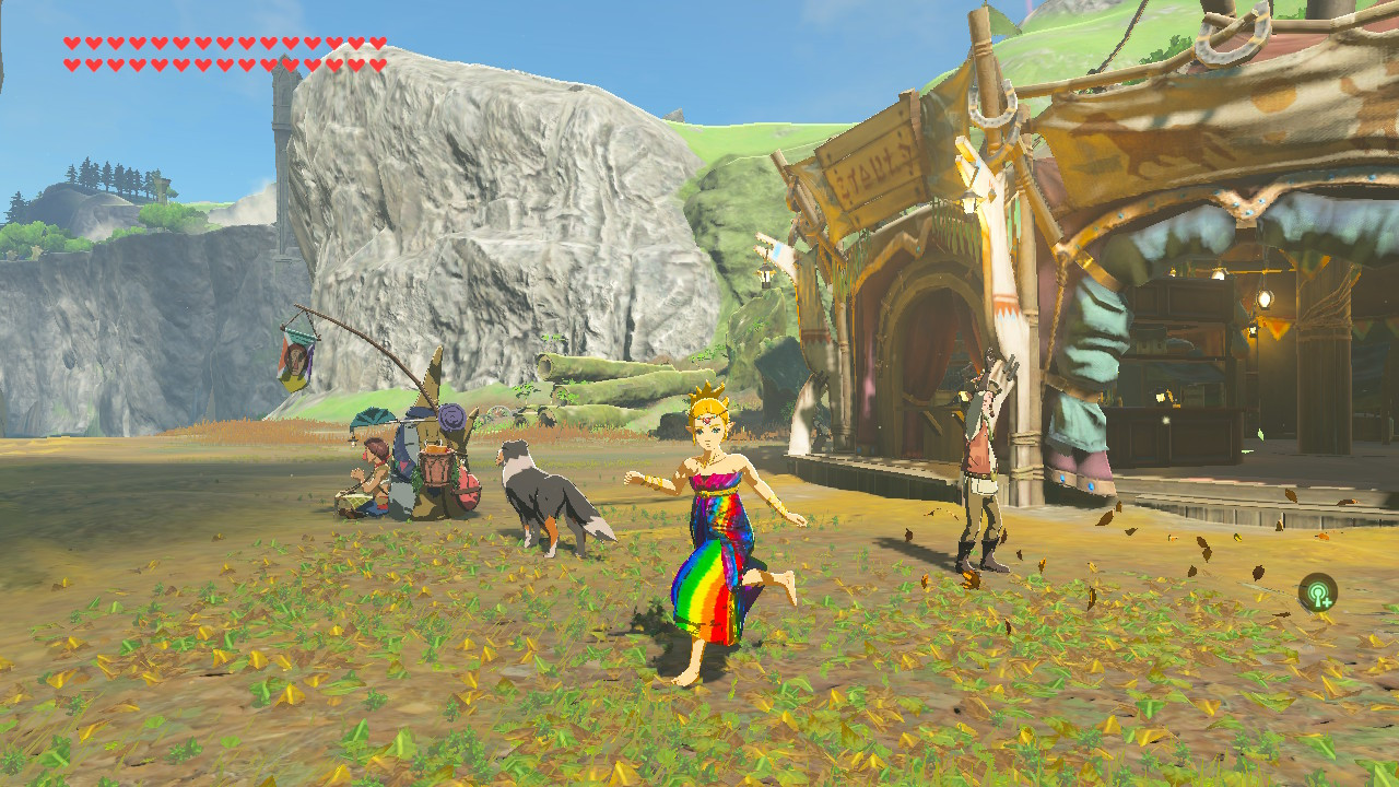 Rainbow Tie Dyed Goddess Dress for Zelda's Ballad Mod for The Legend of ...
