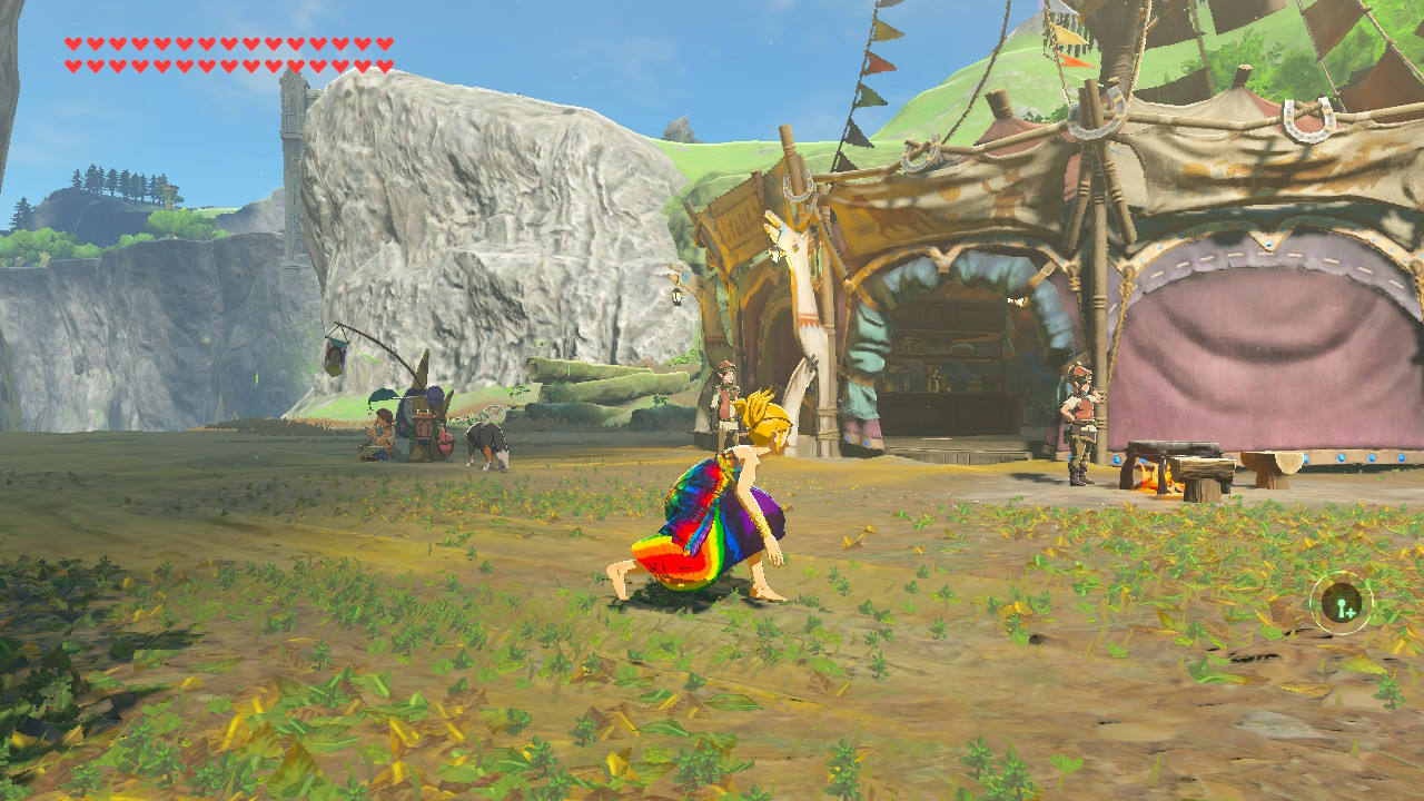 Rainbow Tie Dyed Goddess Dress for Zelda's Ballad Mod for The Legend of ...