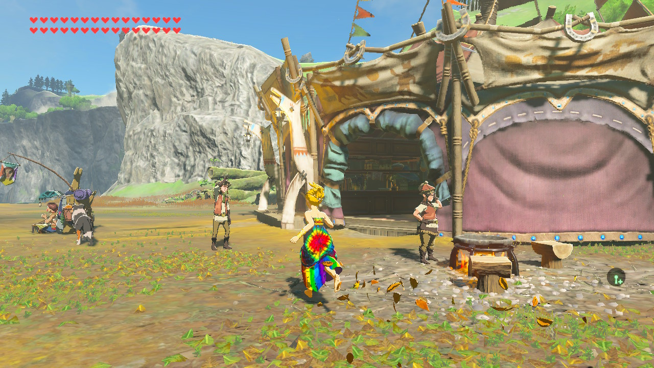 Rainbow Tie Dyed Goddess Dress for Zelda's Ballad Mod for The Legend of ...