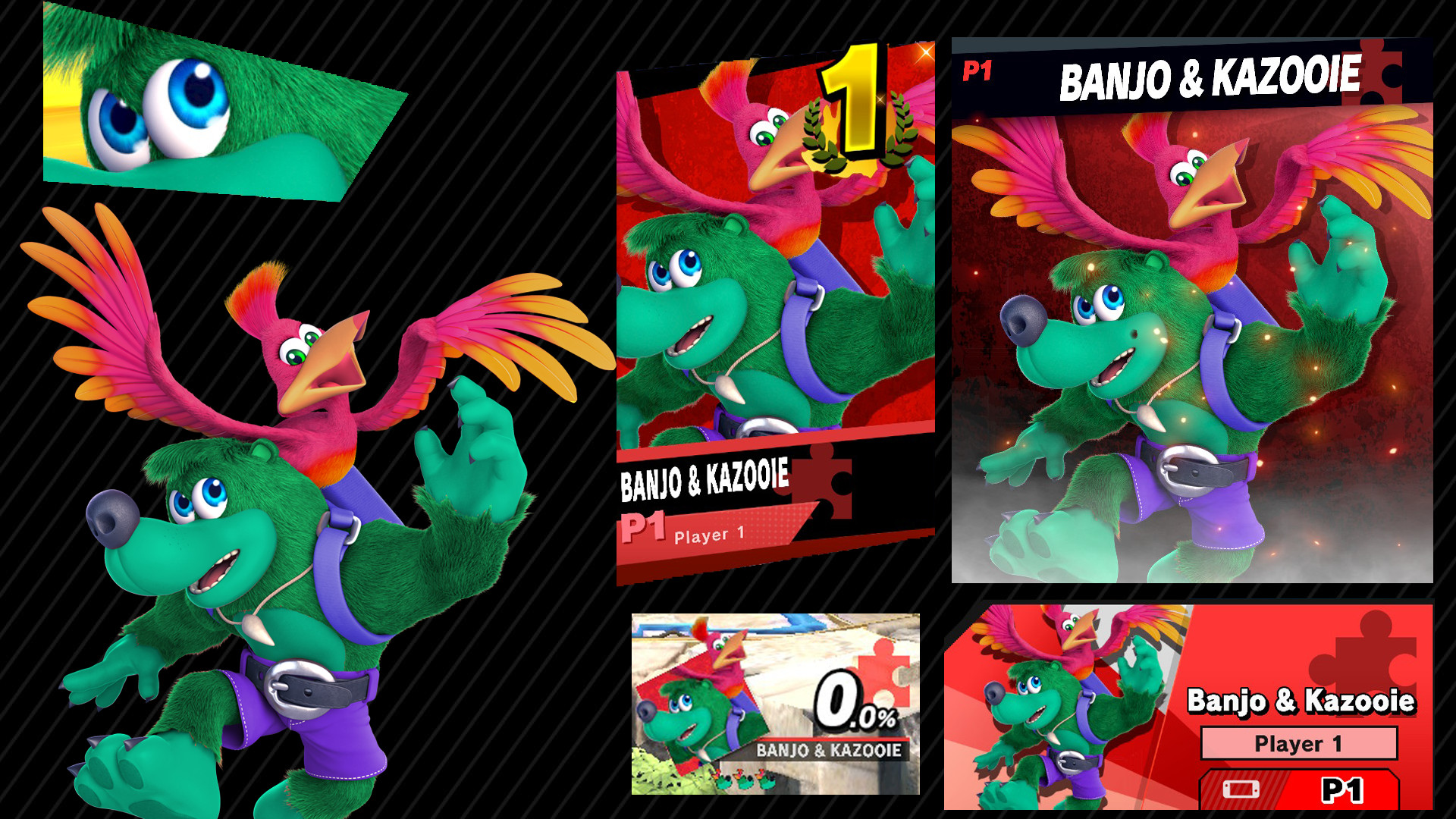 Gay Pride Banjo-Kazooie [Super Smash Bros. Ultimate] [Mods]