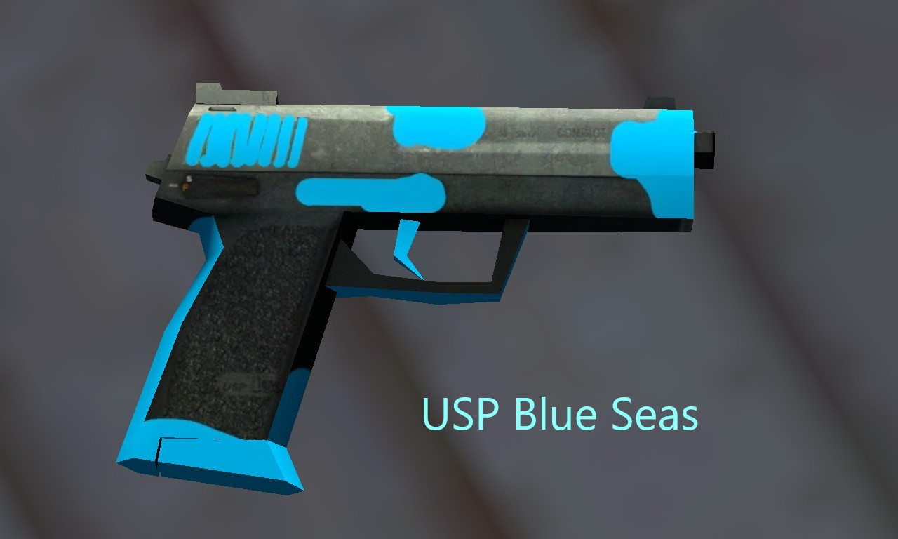 USP Blue Seas Mod for Counter-Strike: Source | CS:S Mods