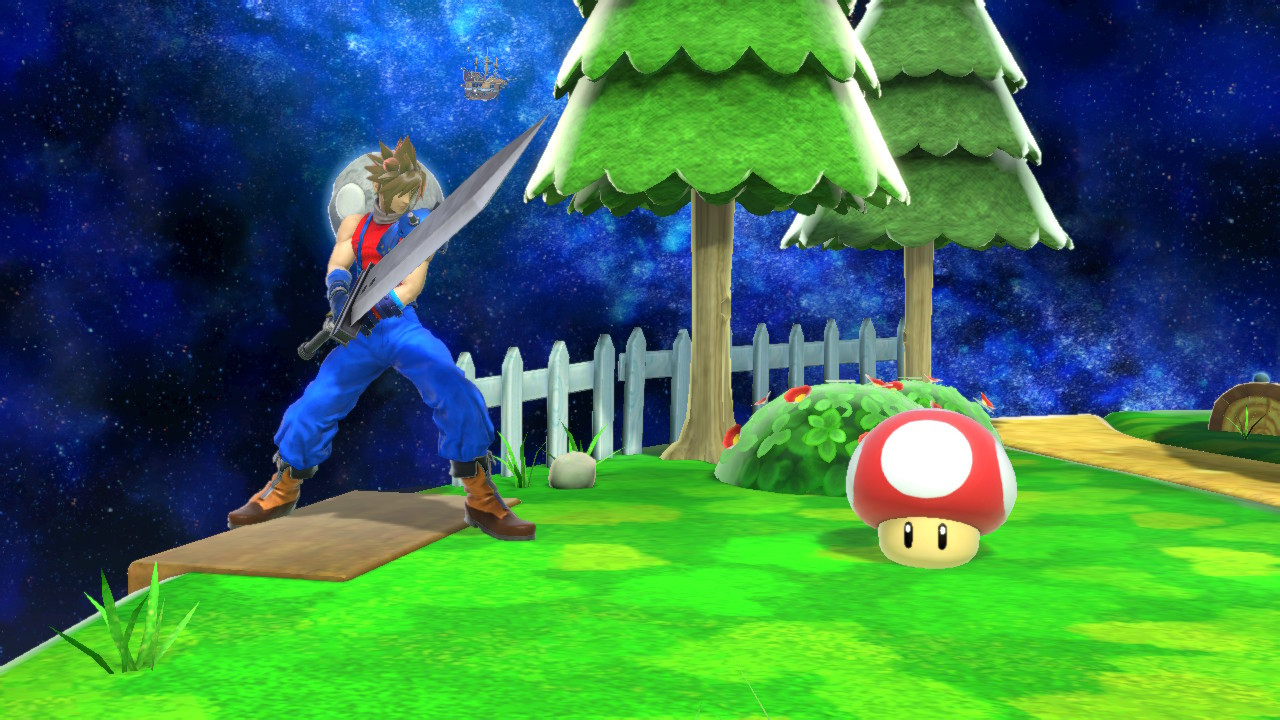 Cloud - Mario Recolor Mod for Super Smash Bros. Ultimate | SSBU Mods