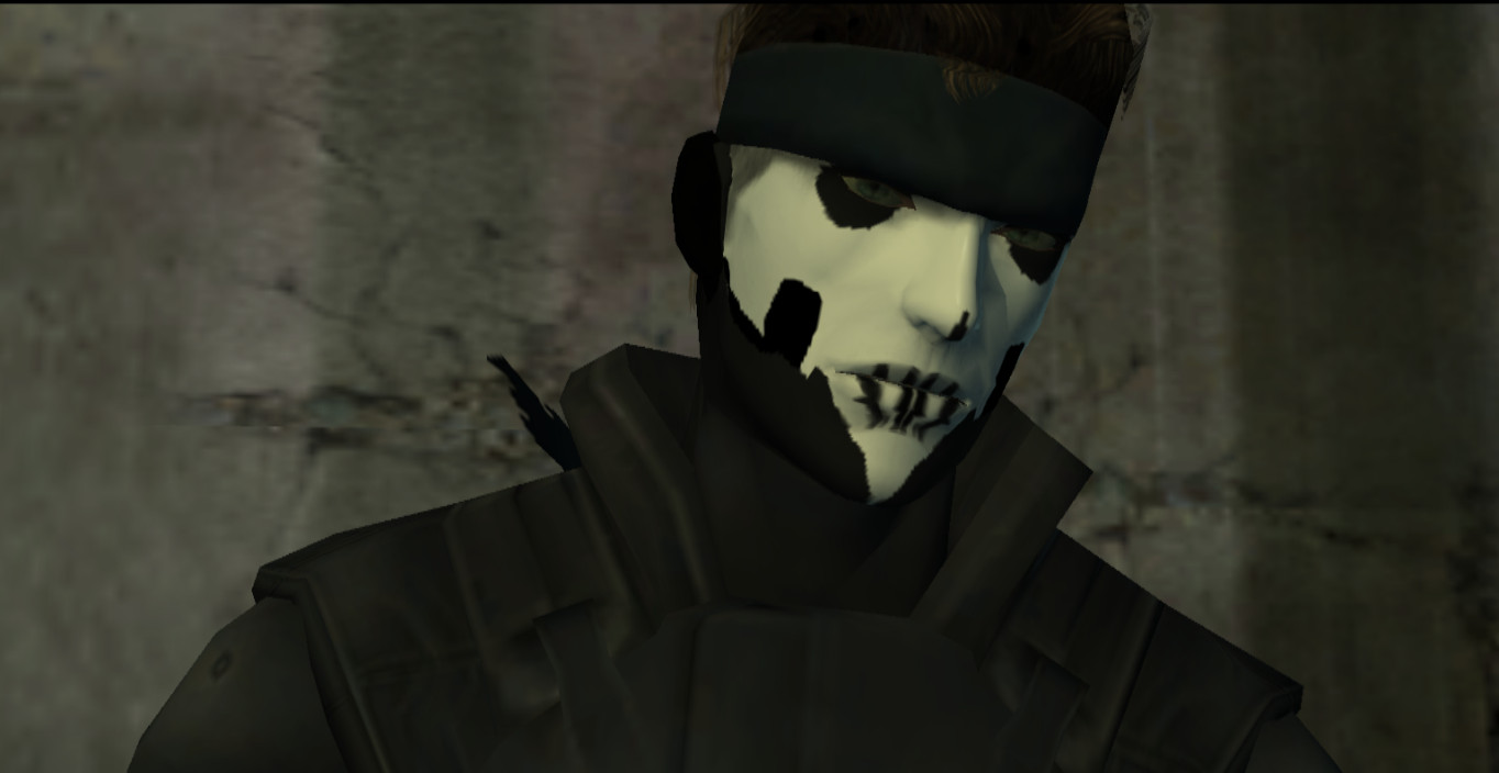 ZOMBIE Facepaint [Metal Gear Solid: The Twin Snakes] [Mods]