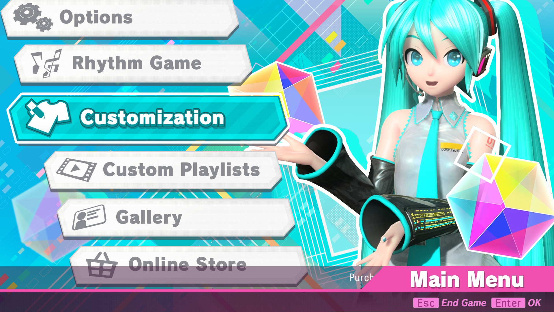 Miku Menu Replace Mod for Hatsune Miku: Project DIVA Mega Mix+ ...