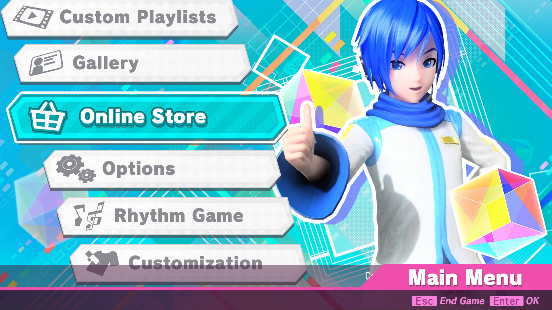 Miku Menu Replace Mod for Hatsune Miku: Project DIVA Mega Mix+ ...
