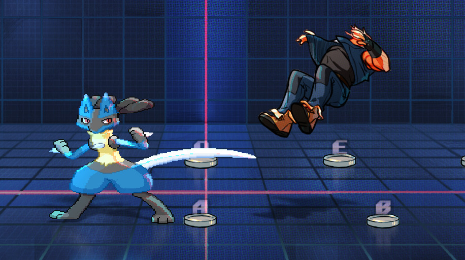 Lucario (in SOR2 Axel) [Streets of Rage 4] [Mods]