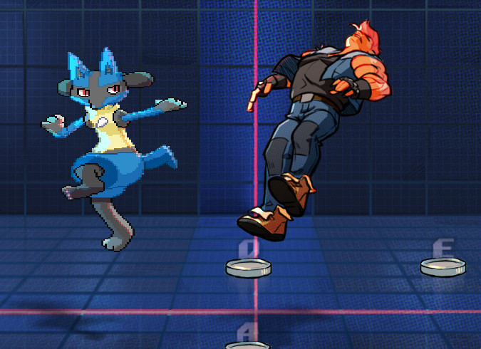 Lucario (in SOR2 Axel) [Streets of Rage 4] [Mods]