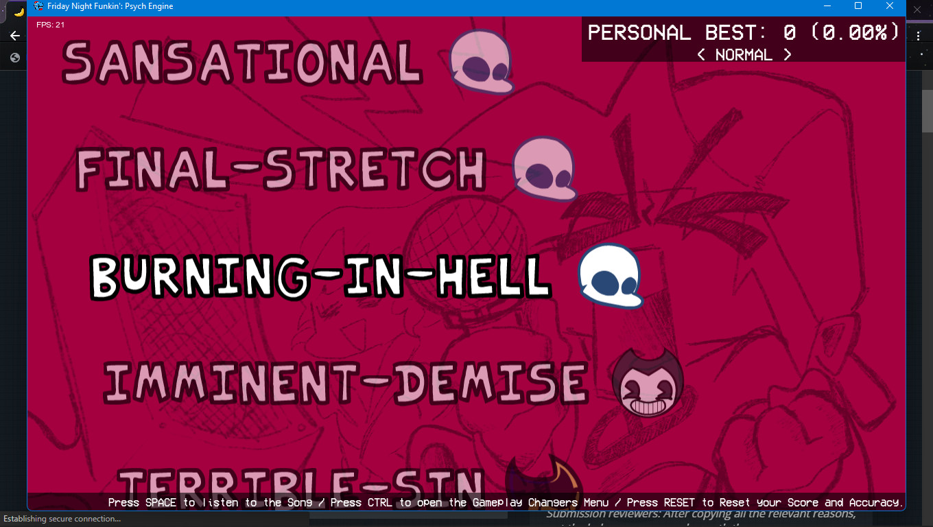 fnf:Burning in hell remix Mod for Friday Night Funkin' | FNF Mods