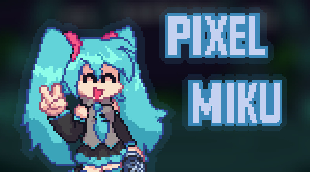 Pixel Miku(and playable) Mod for Friday Night Funkin' | FNF Mods