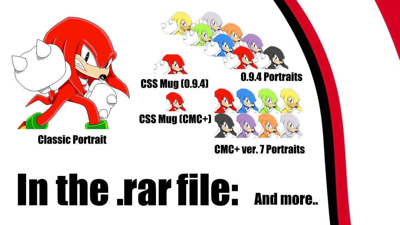 [OLD] Alt. Knuckles GFX Mod for Super Smash Bros. Crusade | SSBC Mods