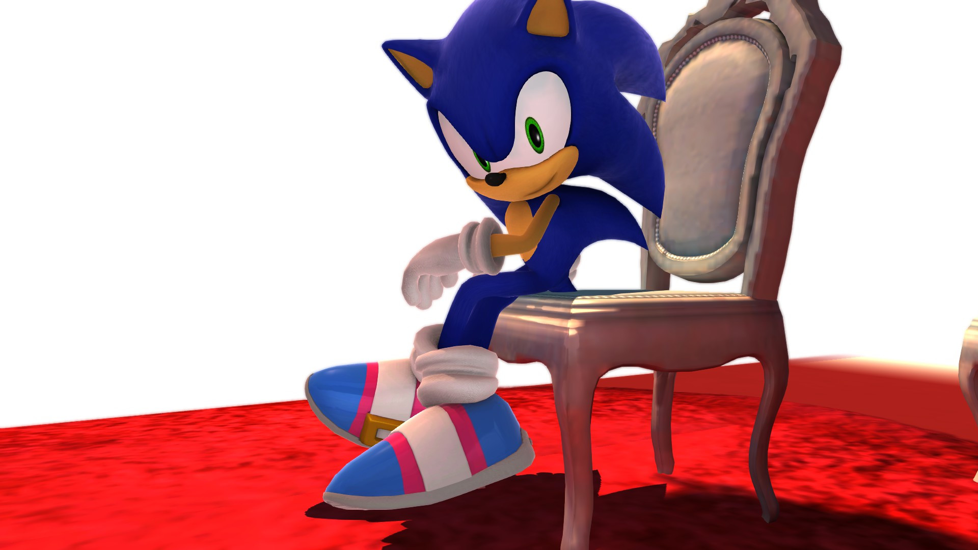 Trans Flag Shoes [Sonic Generations] [Mods]