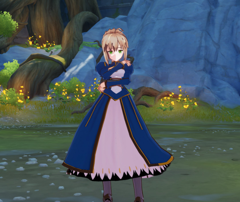 Saber/Artoria Pendragon (Fate Series) Mod for Genshin Impact | GI Mods