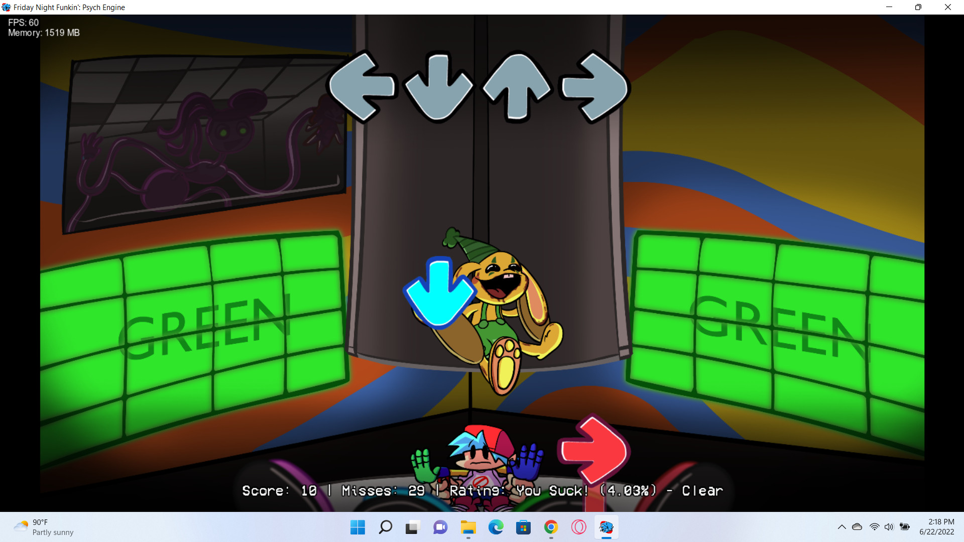 Funtime Bunzo Bunny (No Invisible Notes!) Mod for Friday Night Funkin ...