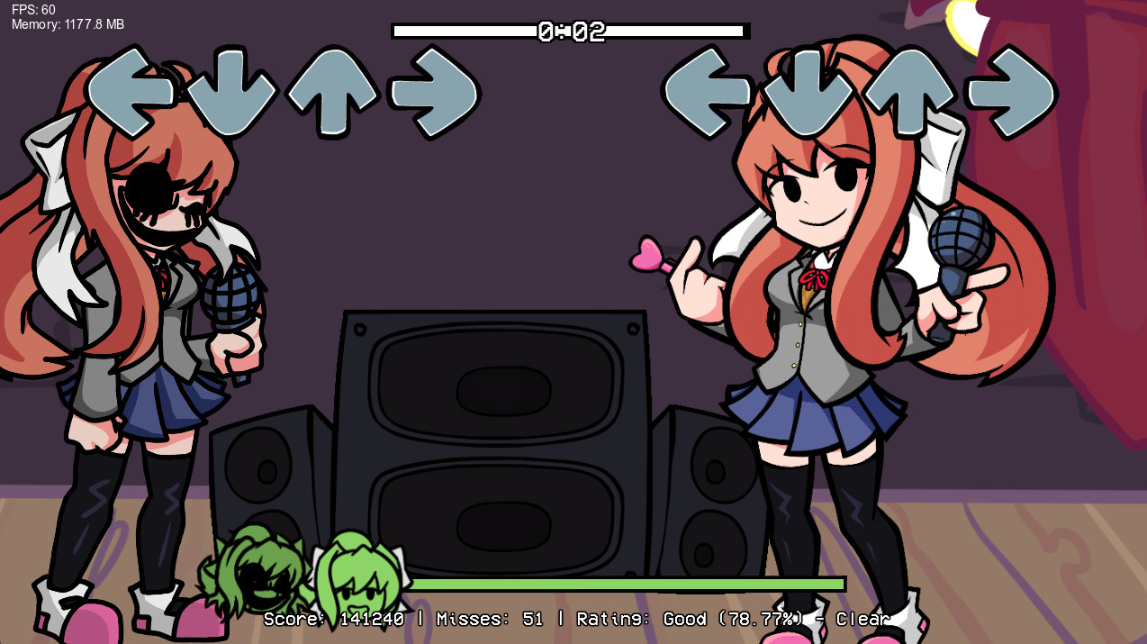 Confronting Yourself(Monika Cover) Mod for Friday Night Funkin' | FNF Mods