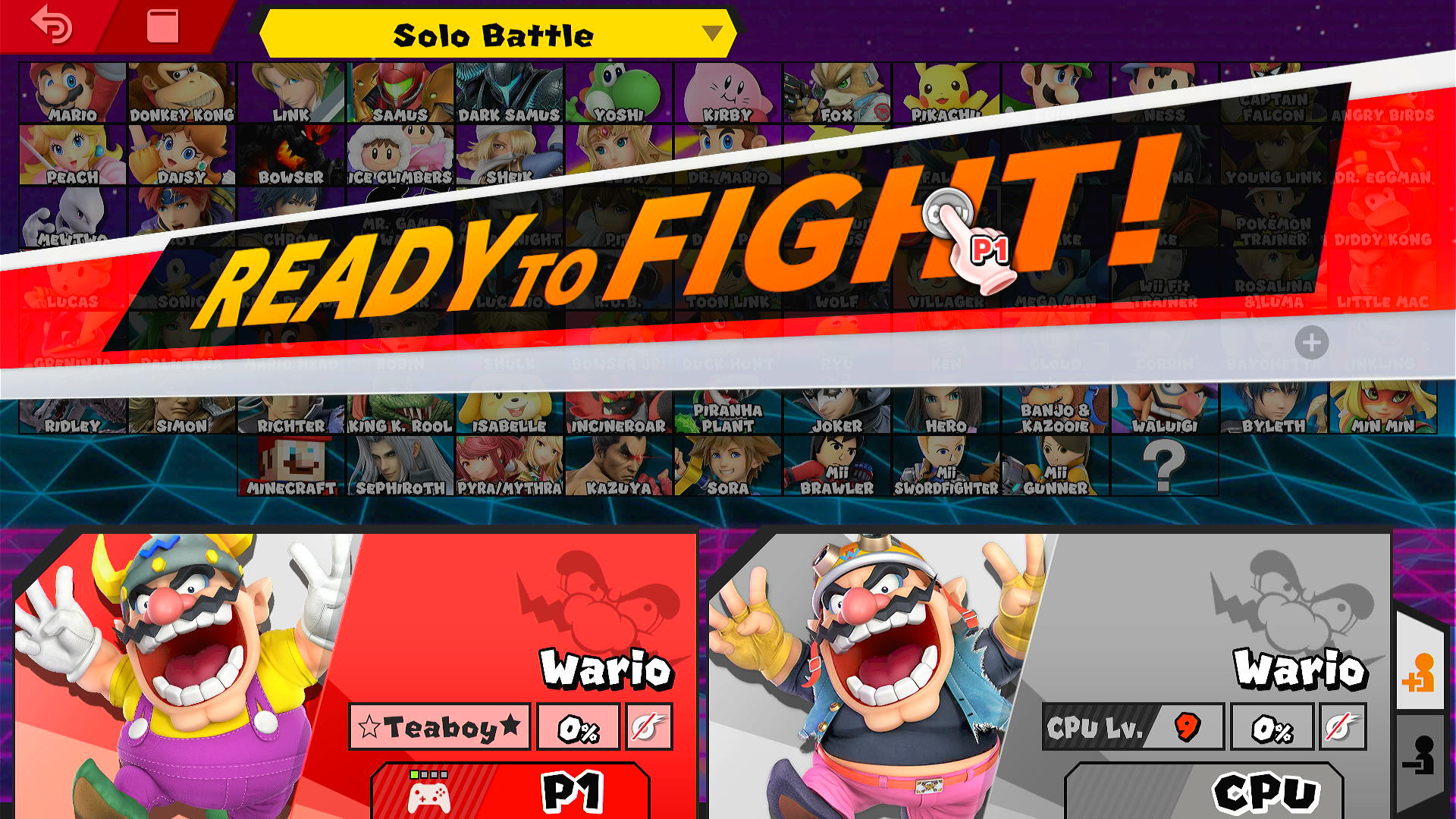 [NEW] Bull Wario UI Mod for Super Smash Bros. Ultimate | SSBU Mods