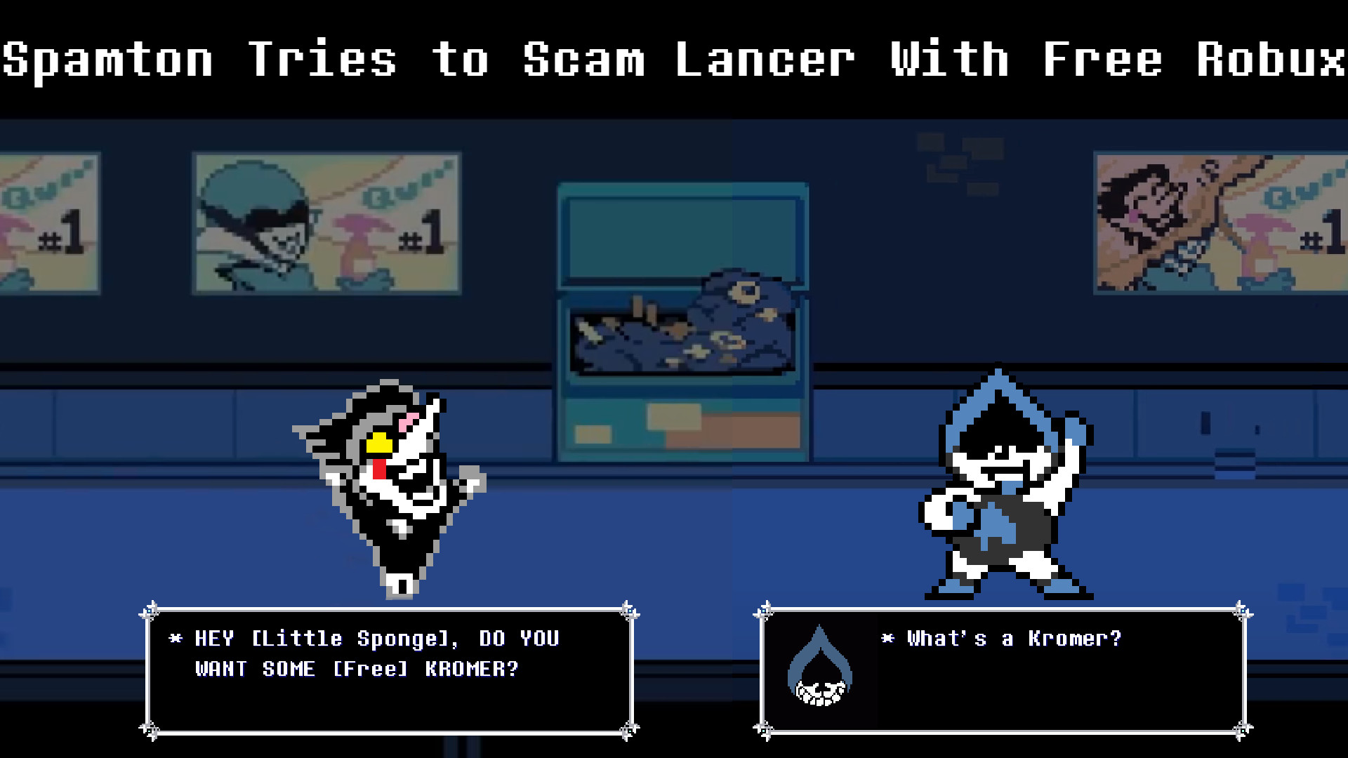 Spamton Tries to Scam Lancer With Free Robux [Friday Night Funkin'] [Mods]