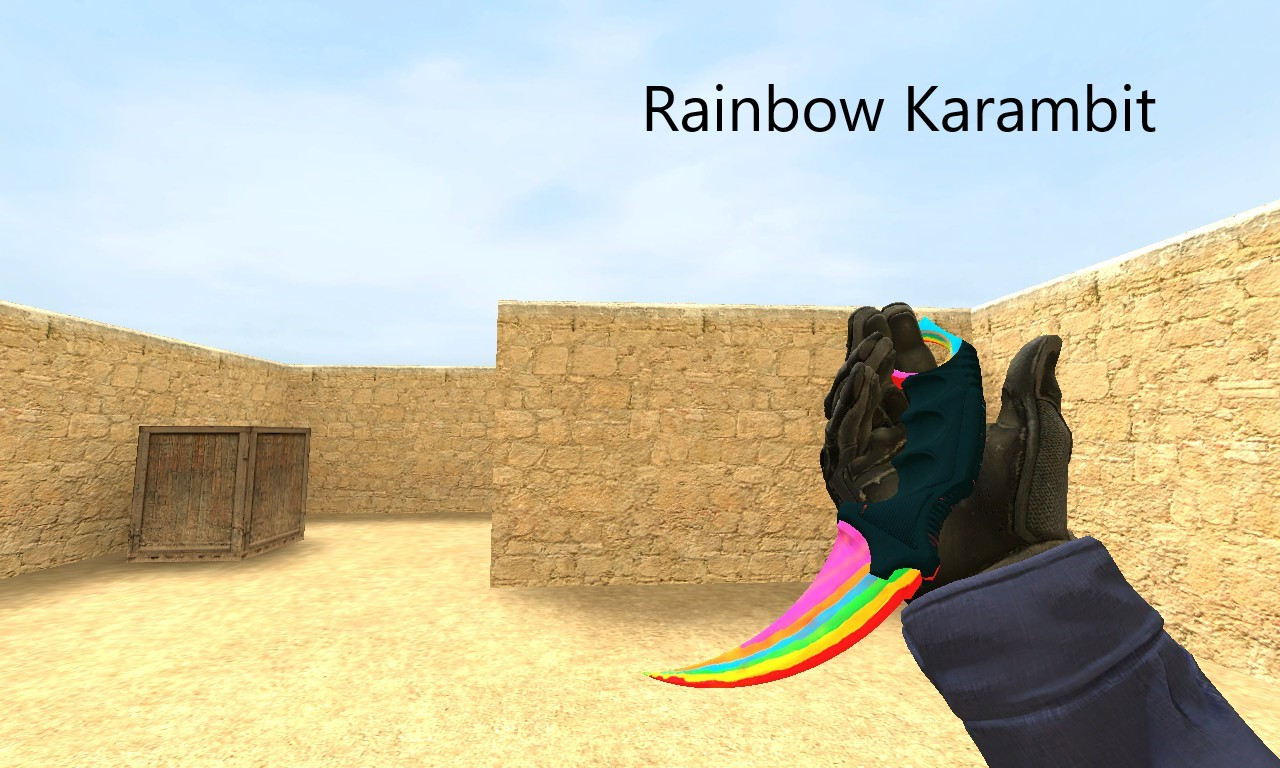 Rainbow Karambit Mod for Counter-Strike: Source | CS:S Mods