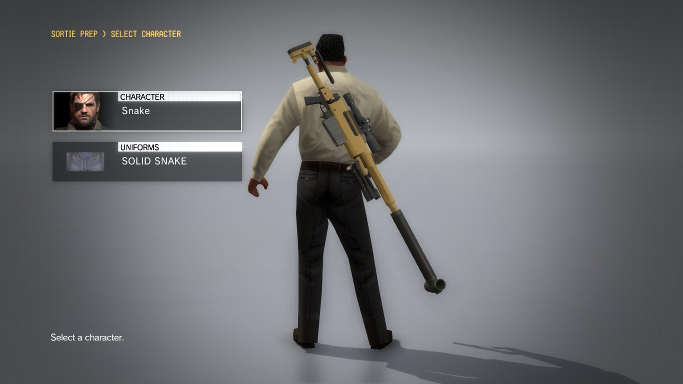 MGS1 DARPA Chief [SB Compatible] [Metal Gear Solid V: The Phantom Pain ...