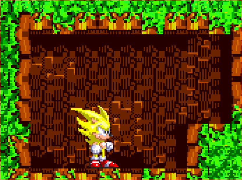 Black Eyed Super Sonic [Sonic 3 A.I.R.] [Mods]