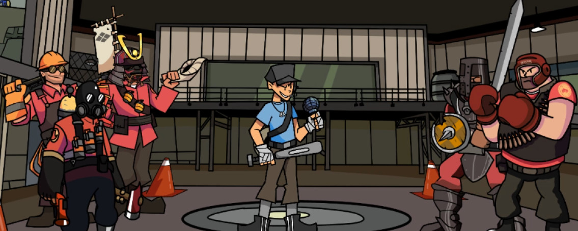 TF2 Omnipresent V2 Covers, But in game Mod for Friday Night Funkin ...