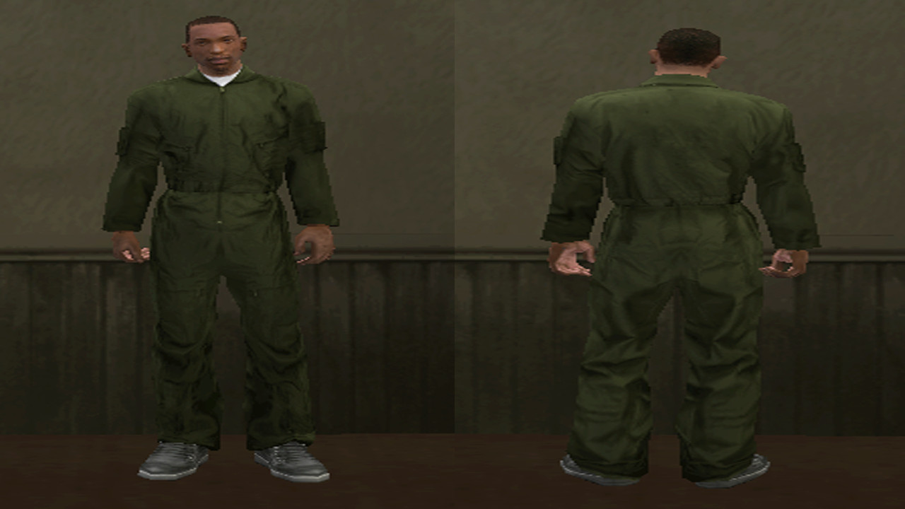 military pilot uniform Mod for Grand Theft Auto: San Andreas | GTA:SA Mods