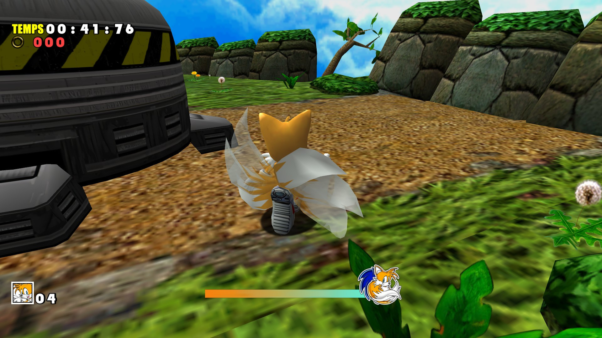 Uekawa's Artworks for Tails race's HUD Mod for Sonic Adventure DX ...