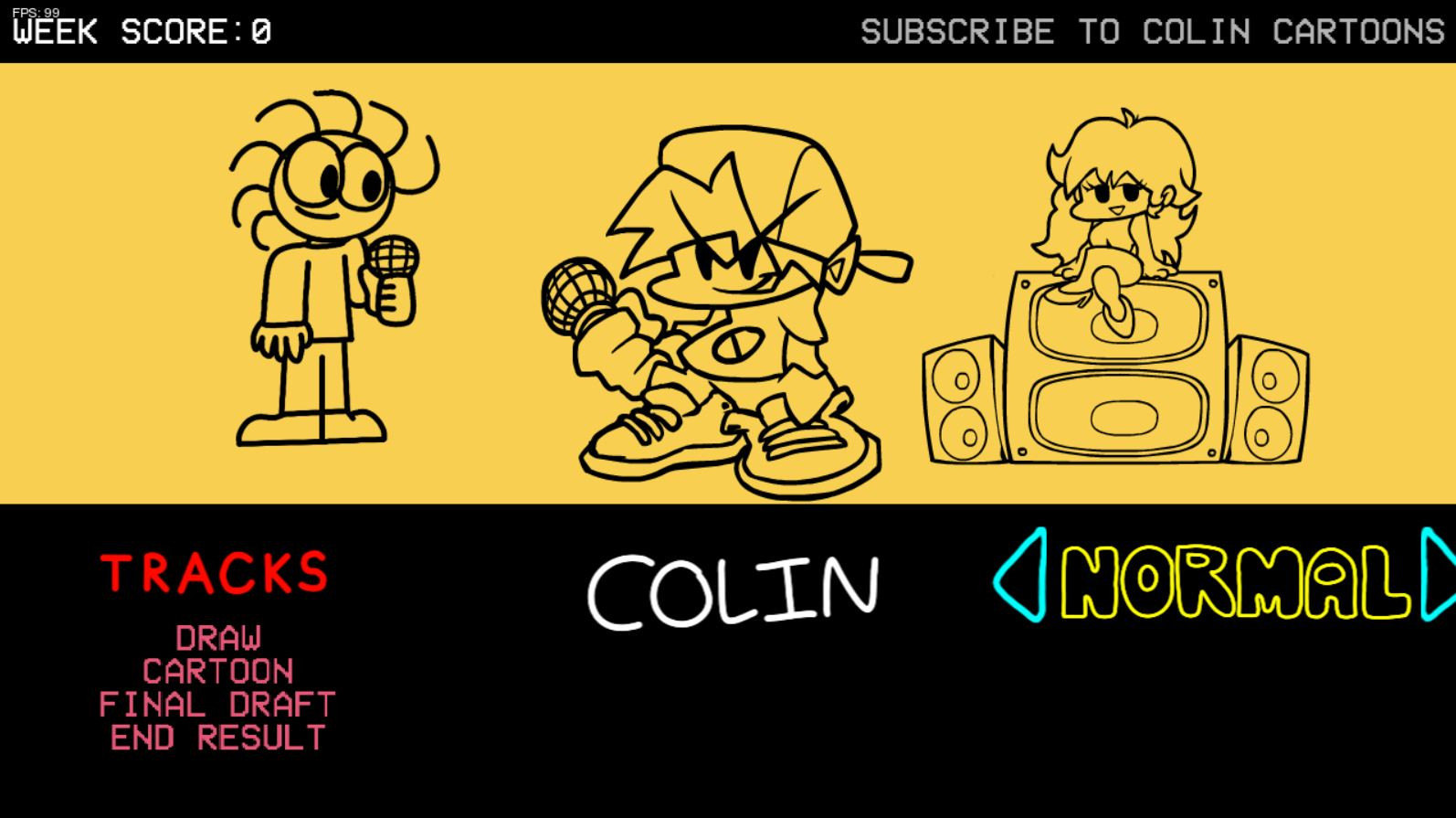 Tuesday Night Toonin' - V.S. Colin Cartoons [Friday Night Funkin'] [Mods]