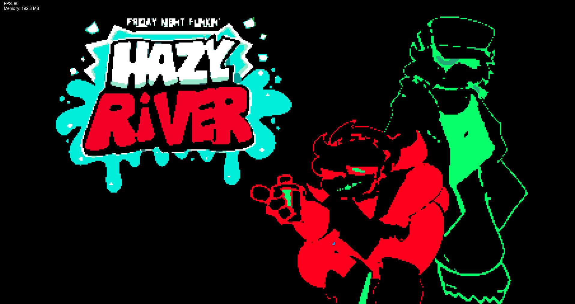 Hazy River Pixel garcello and minus garcello Mod for Friday Night ...