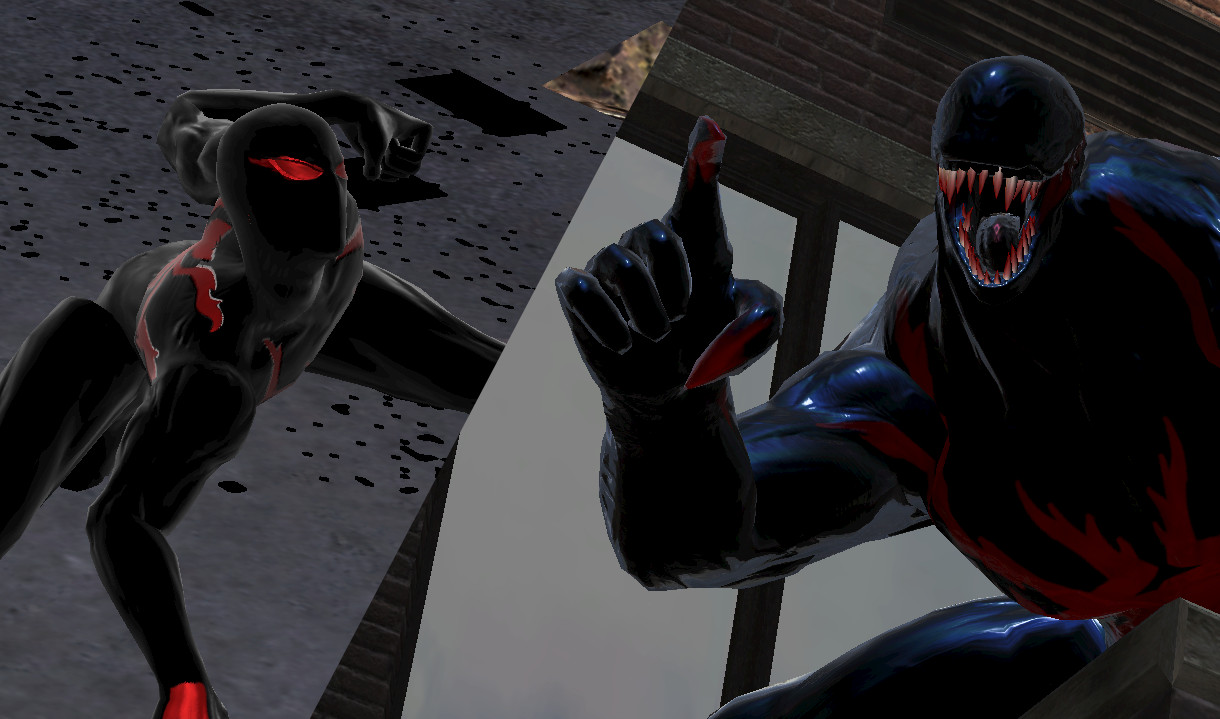 Red & Black Suit / Venom Mod for Spider-Man: Web of Shadows | SM:WoS Mods