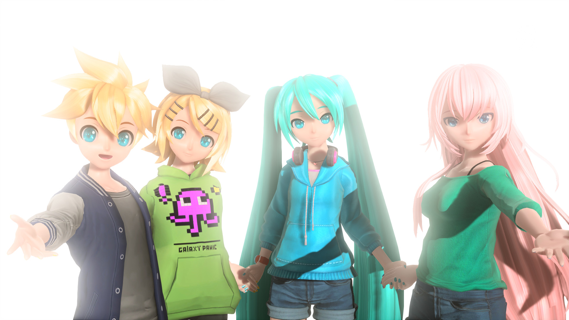 Casual Style Virtual Singers Mod for Hatsune Miku: Project DIVA Mega ...