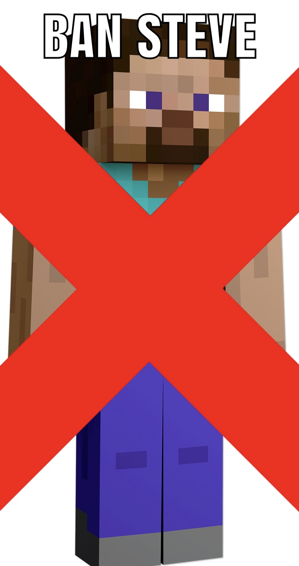 Steve banned Mod for Super Smash Bros. Ultimate | SSBU Mods