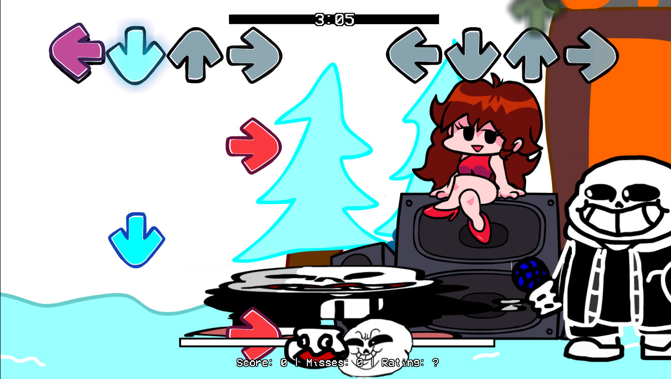 vs underpants sans (beta) Mod for Friday Night Funkin' | FNF Mods