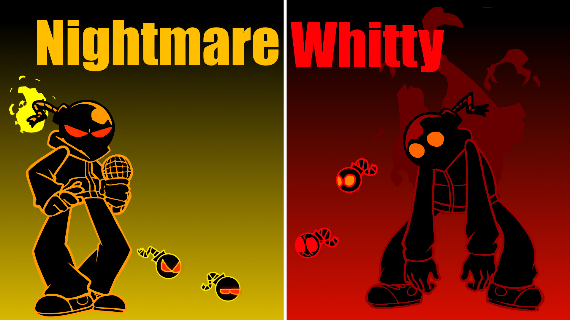 Friday Night Funkin' Nightmare Whitty! Mod for Friday Night Funkin ...